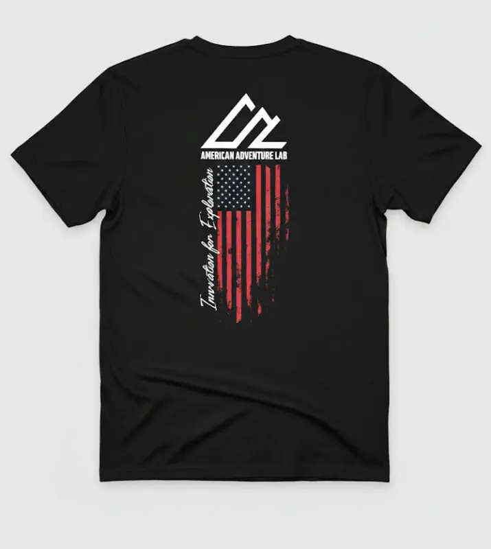 Tri-Blend Logo T-Shirt (Black) - American Adventure Lab