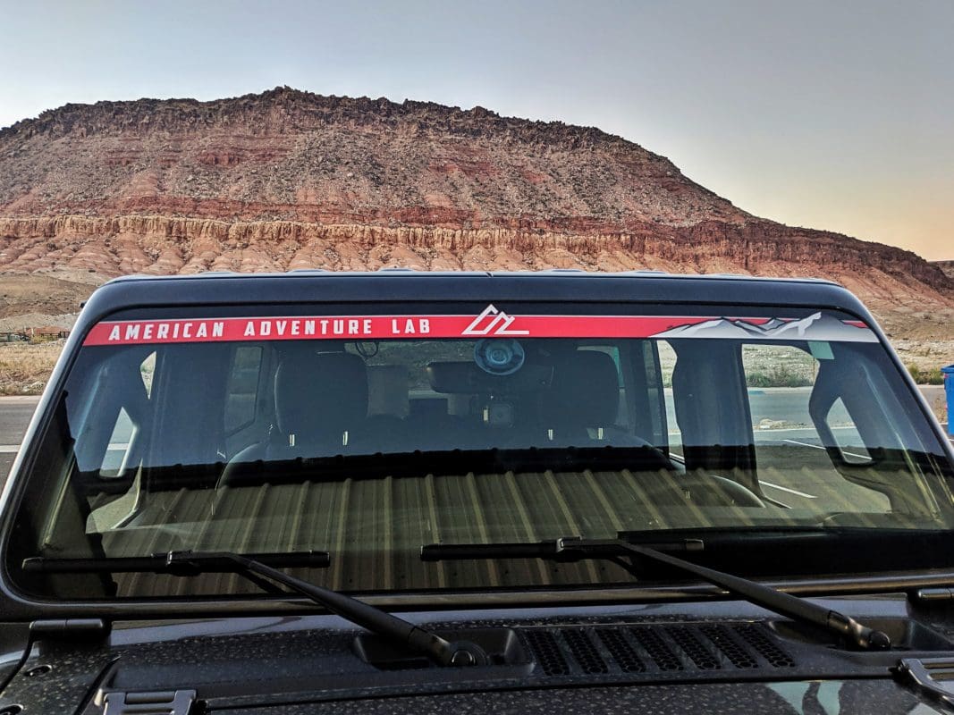 Jeep JL/JT/JK Windshield Decal – American Adventure Lab