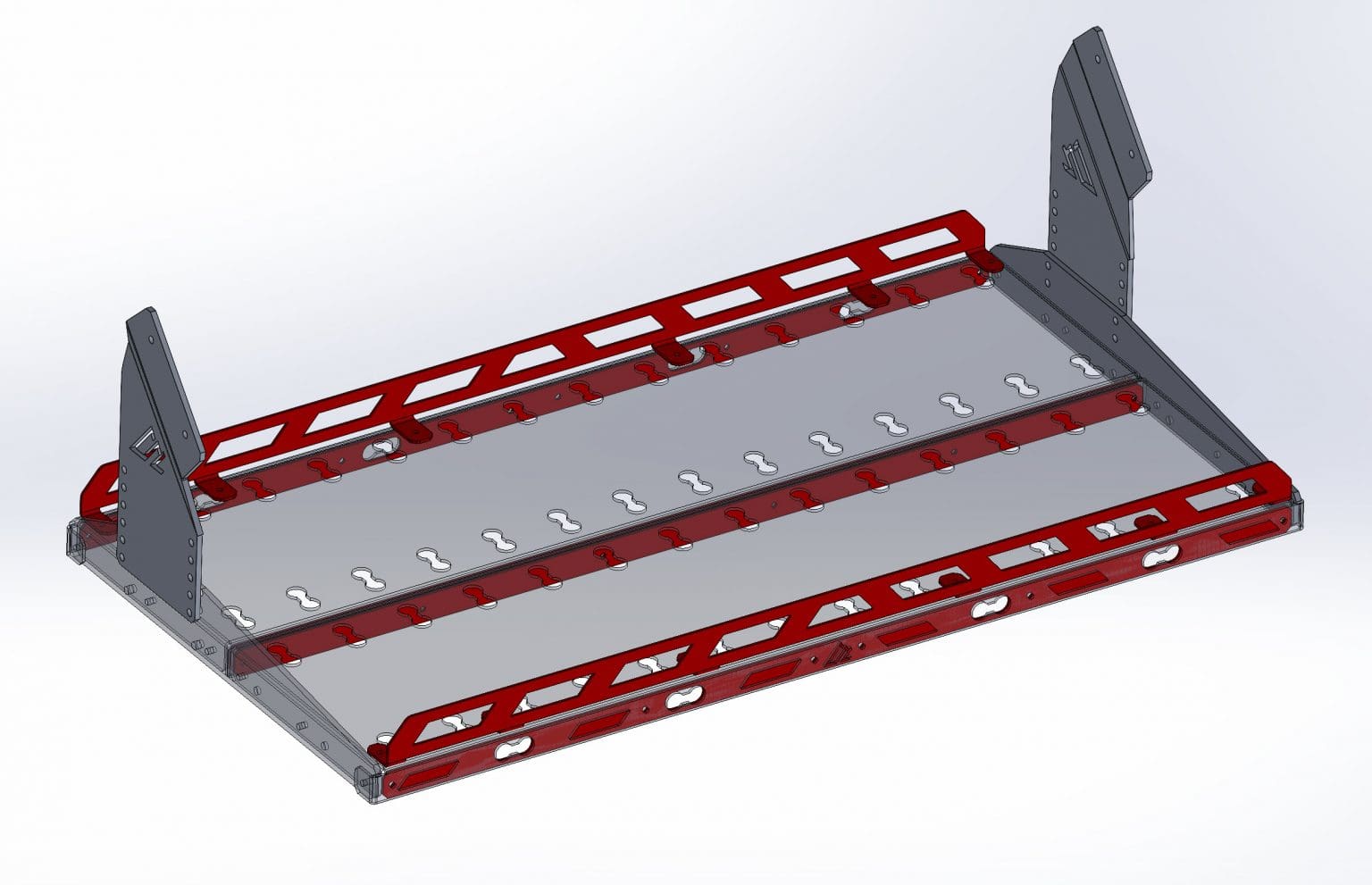 Jeep JLU M.A.S.S. Cargo Shelf - Adjustable Height - American Adventure Lab