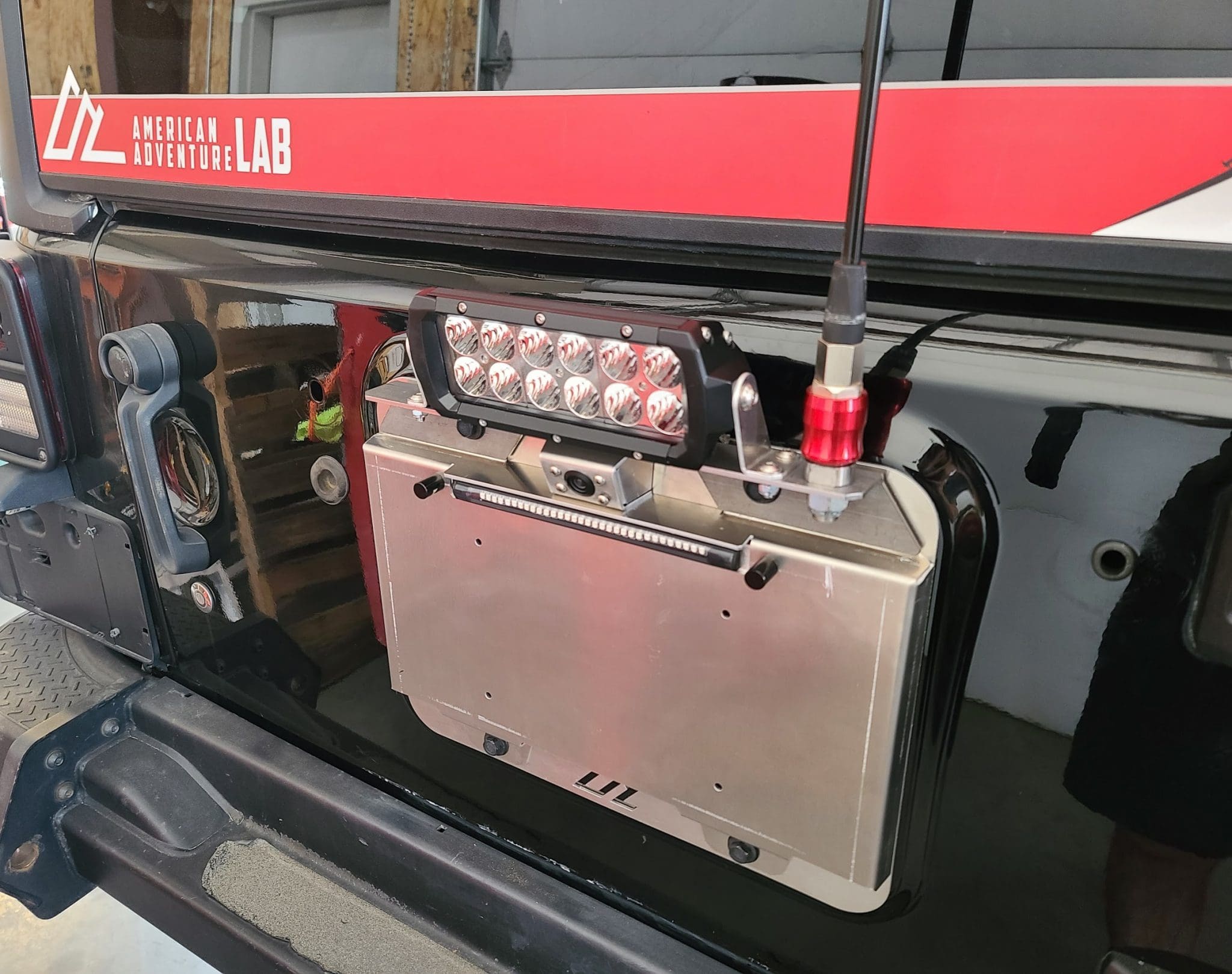 Jeep JK Spare Tire Delete Kit with Backup Camera (optional) - American ...