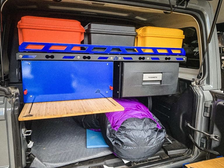 Ford Bronco MASS Adjustable Height Cargo Shelf - American Adventure Lab