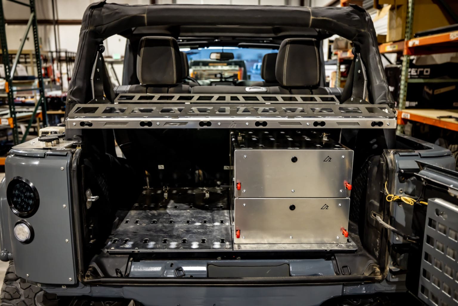 Jeep JKU MASS Cargo Shelf - Adjustable Height - American Adventure Lab