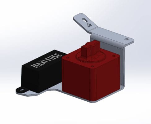 Bronco Battery Cutoff and MAXI Fuse Bracket Kit - American Adventure Lab