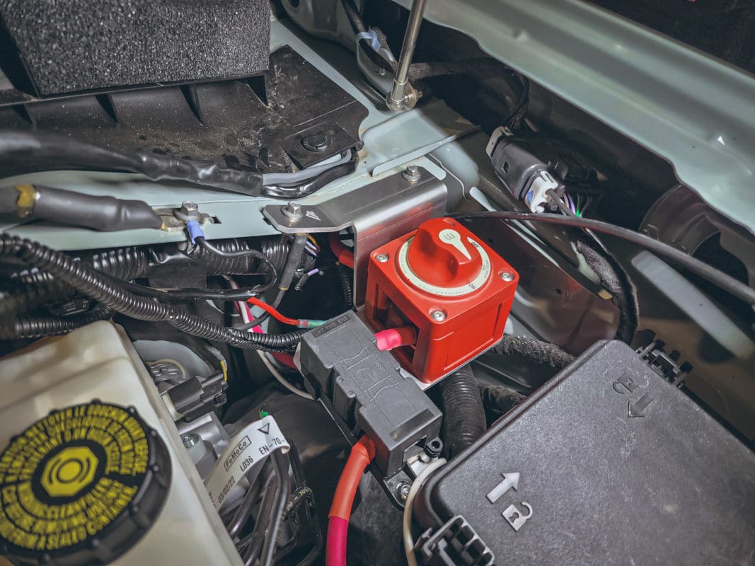 Bronco Battery Cutoff and MAXI Fuse Bracket Kit - American Adventure Lab