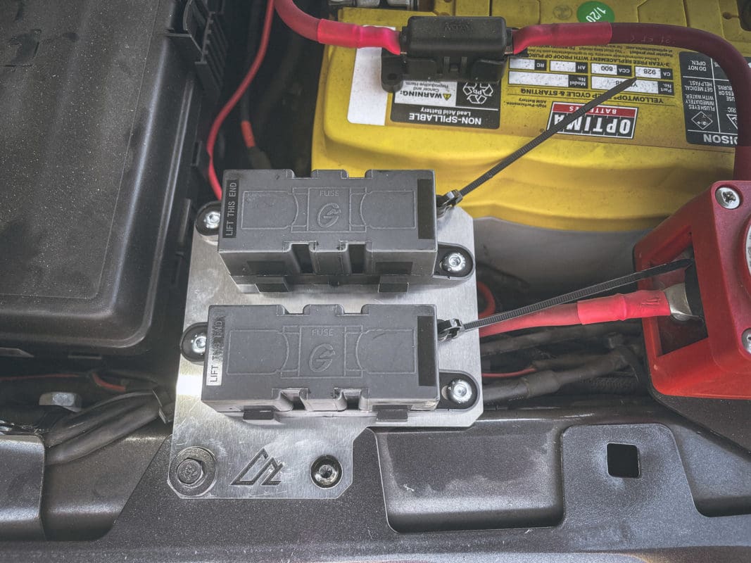 Jeep JL (Gas) Cowl Dual Maxi Fuse Mount Kit – American Adventure Lab