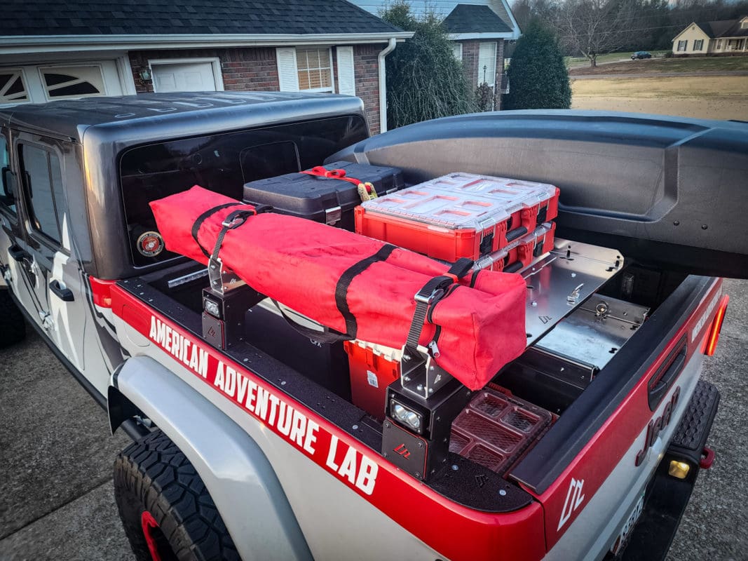 Jeep JT – Bed Rail Attachment System – American Adventure Lab