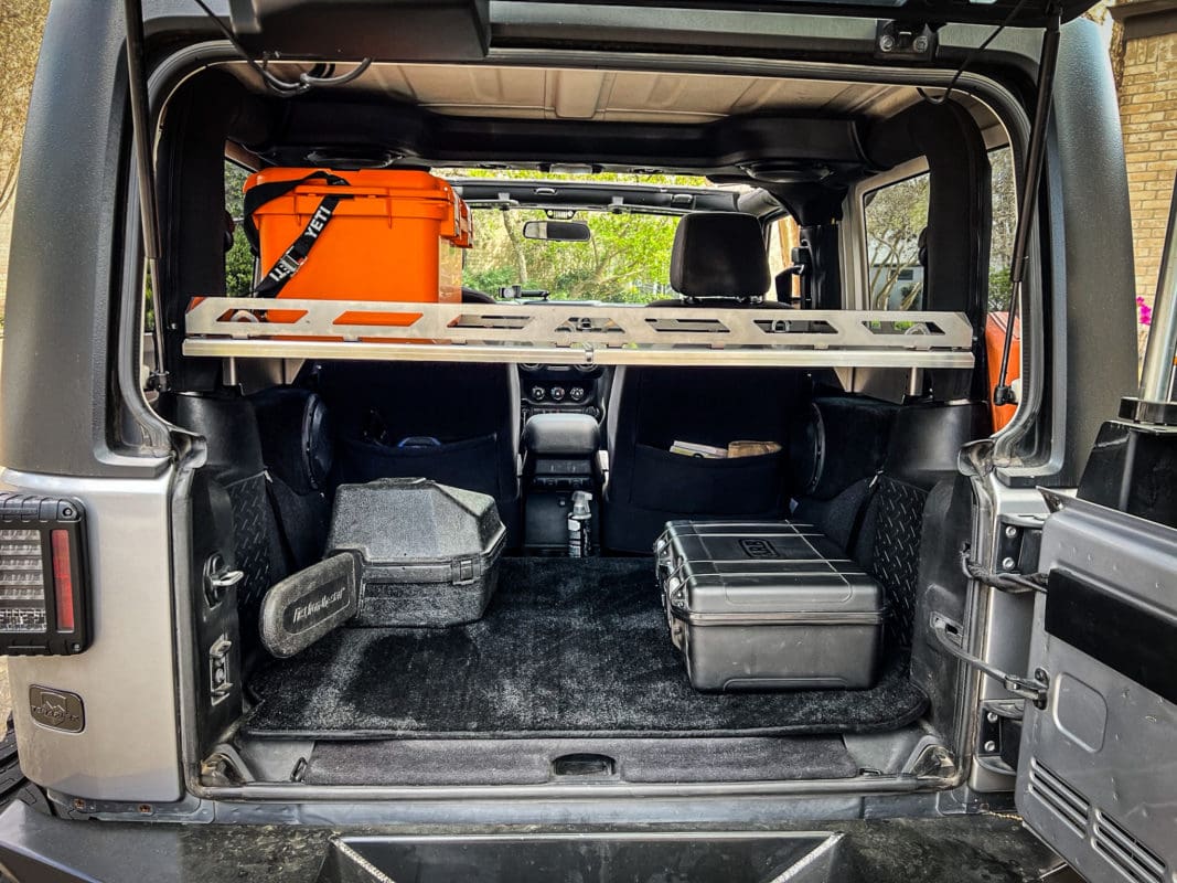 Jeep JK 2door Overland Shelf - American Adventure Lab