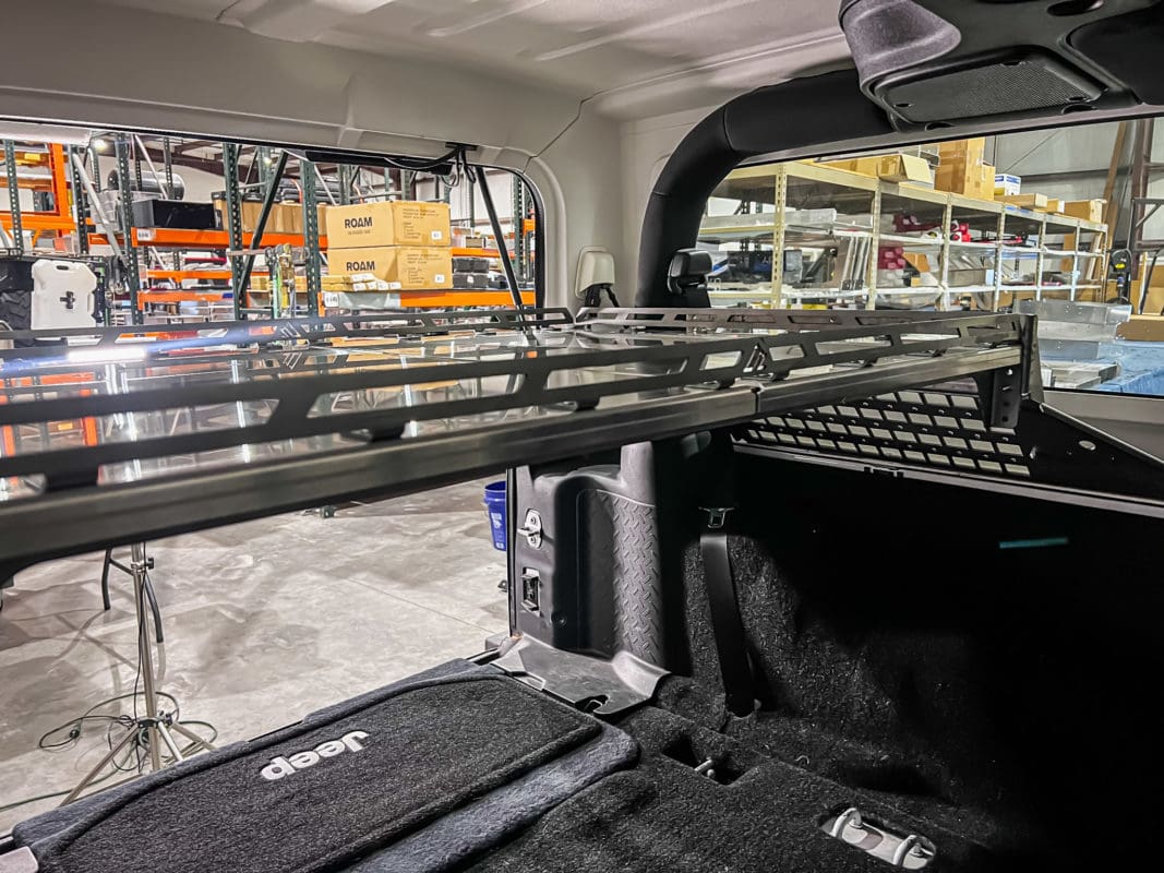 Jeep JK 2door Overland Shelf - American Adventure Lab