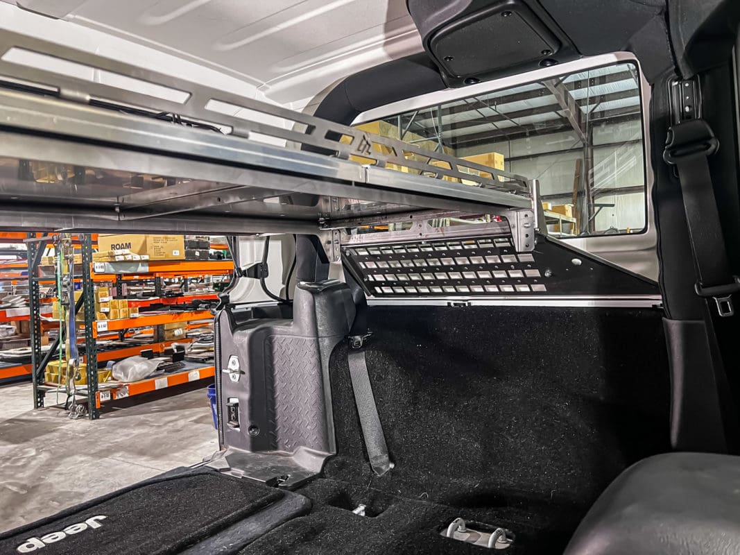 Jeep JK 2door Overland Shelf - American Adventure Lab