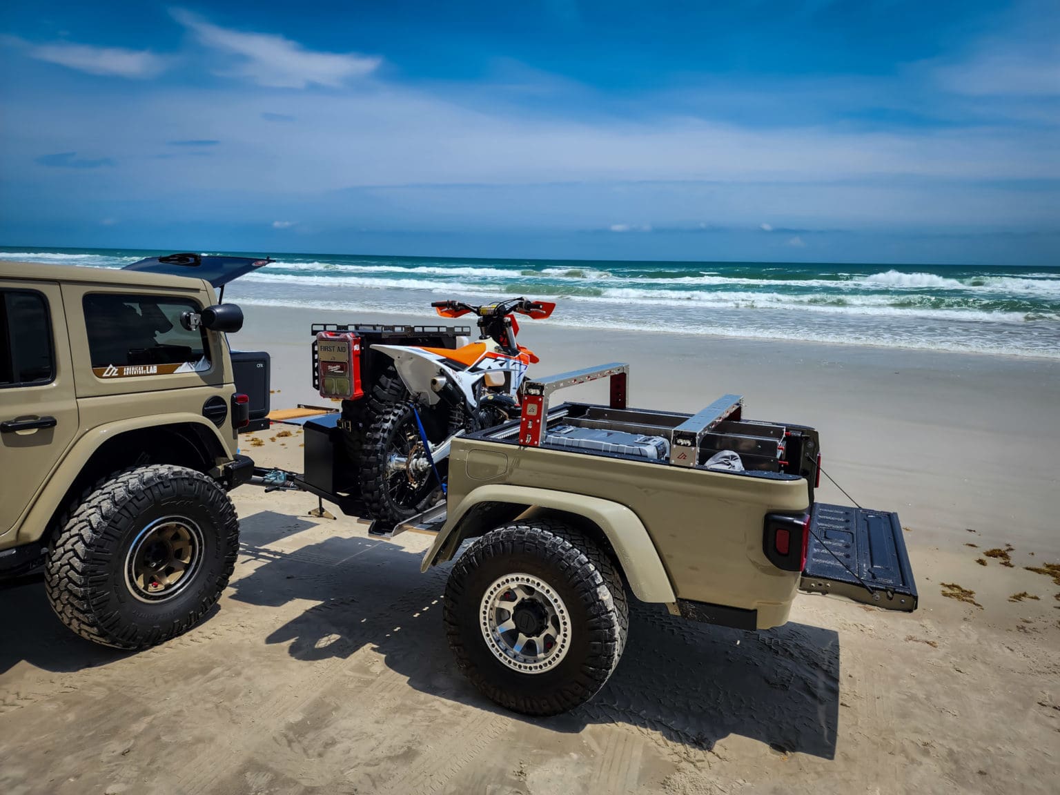 Jeep JT Aluminum Bed Rack 12″ (Half Height) – American Adventure Lab