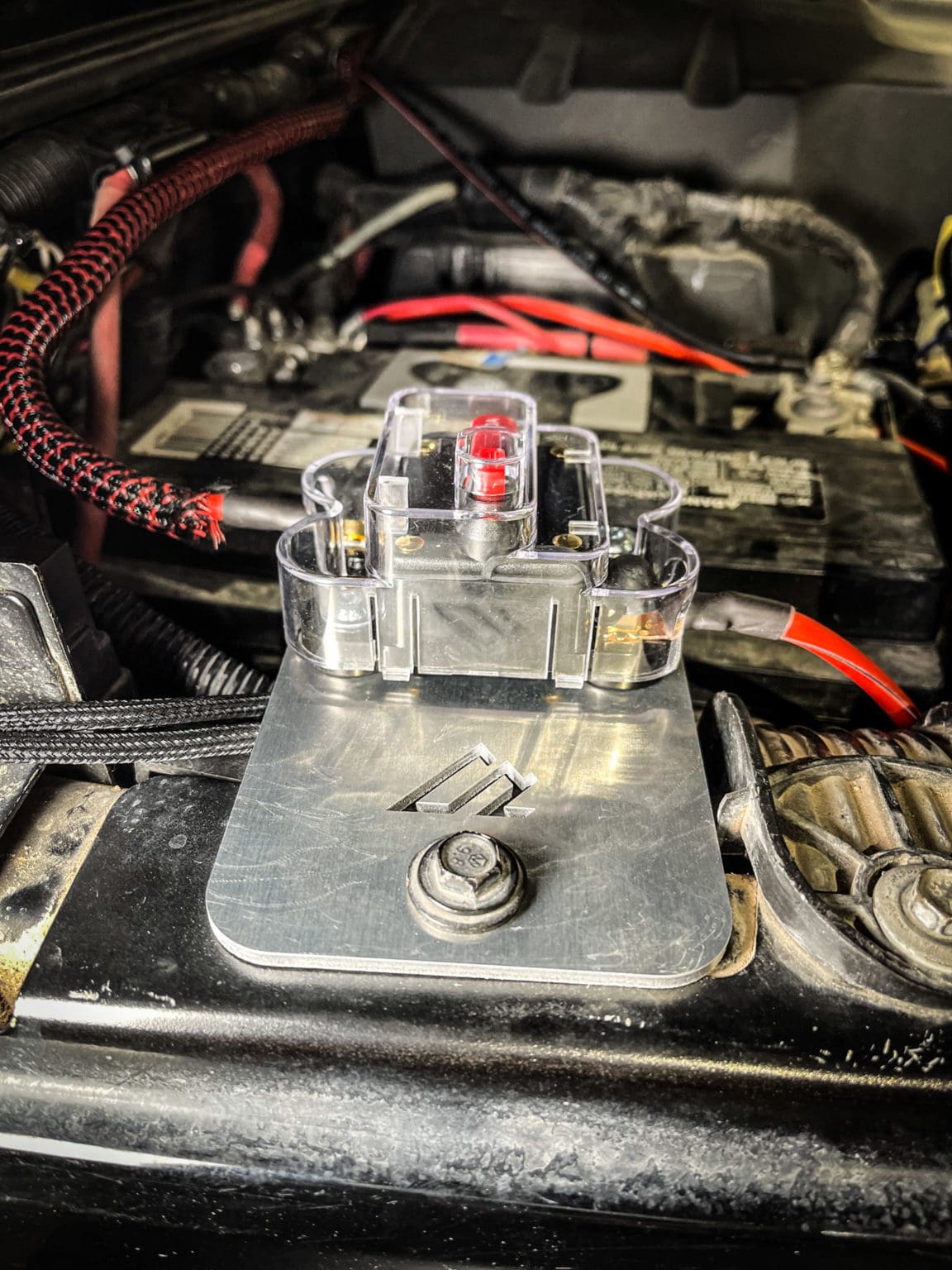 Jeep JK Auxbeam Circuit Breaker Bracket - American Adventure Lab