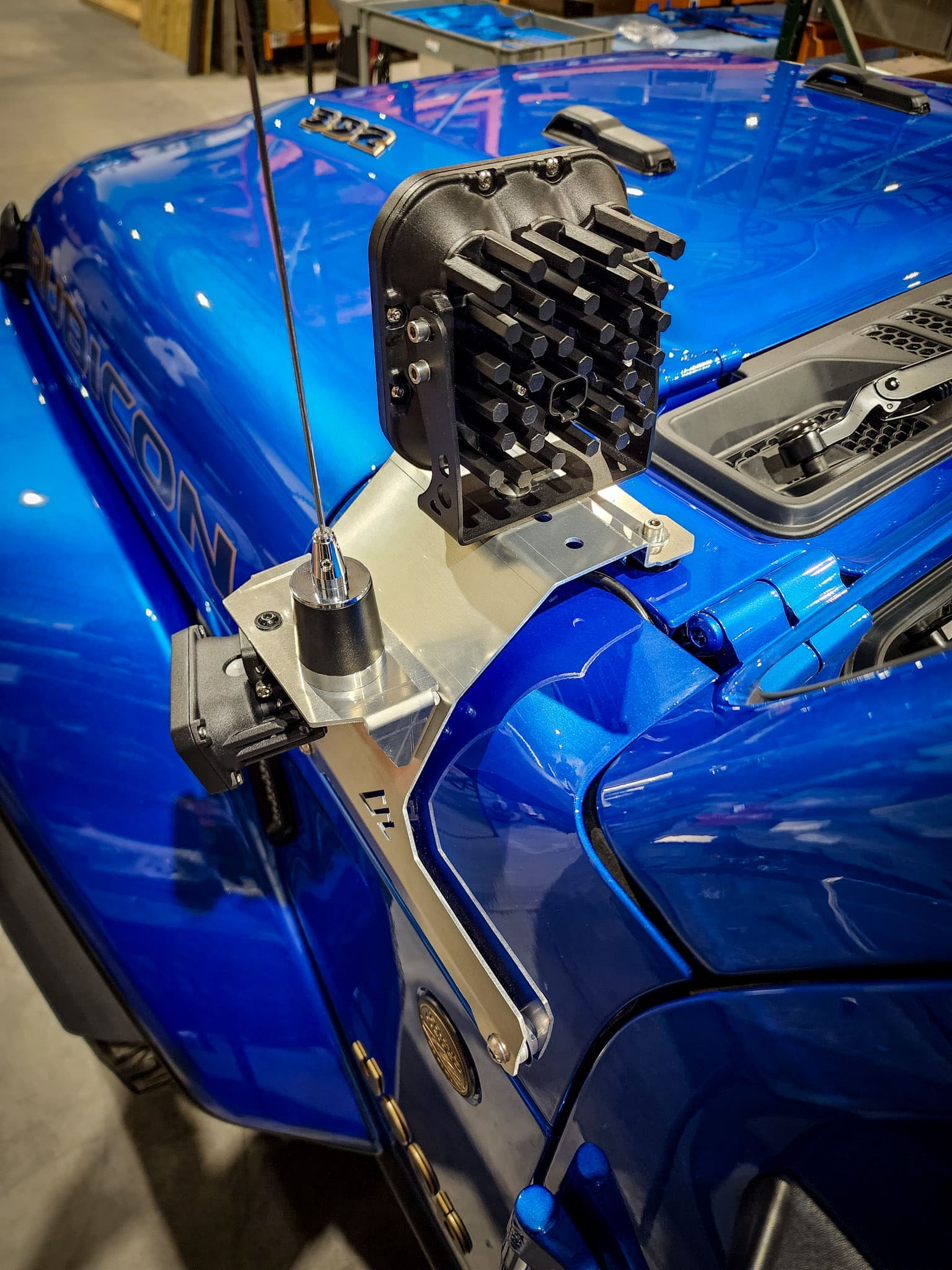 Jeep Wrangler JL/JT Gladiator A-Pillar Light and Antenna Brackets ...