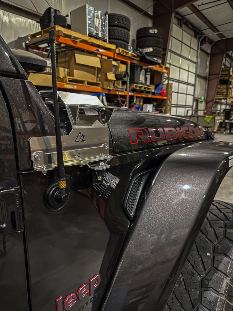 Jeep Wrangler JL/JT Gladiator A-Pillar Light and Antenna Brackets ...