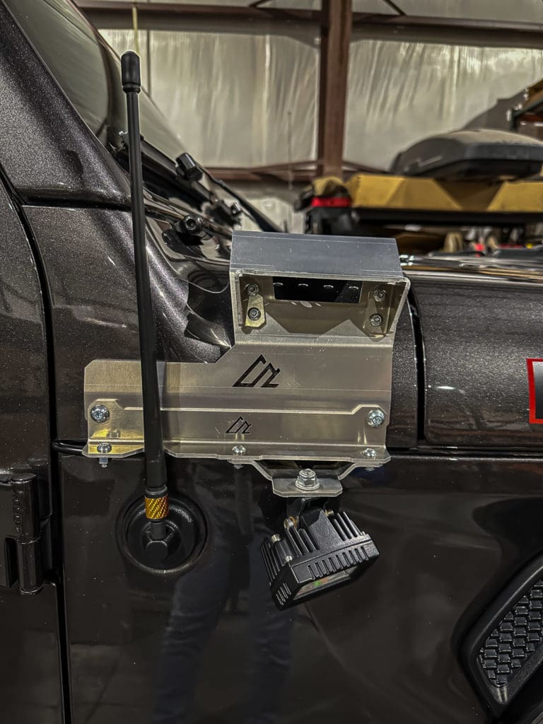 Jeep Wrangler JL/JT Gladiator A-Pillar Light and Antenna Brackets ...