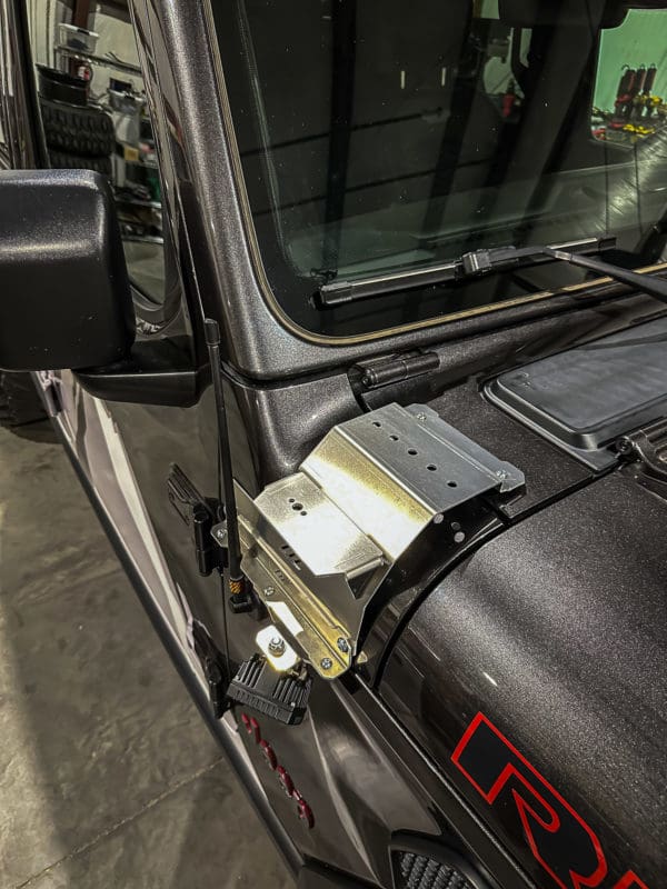 Jeep Wrangler JL/JT Gladiator A-Pillar Light and Antenna Brackets ...