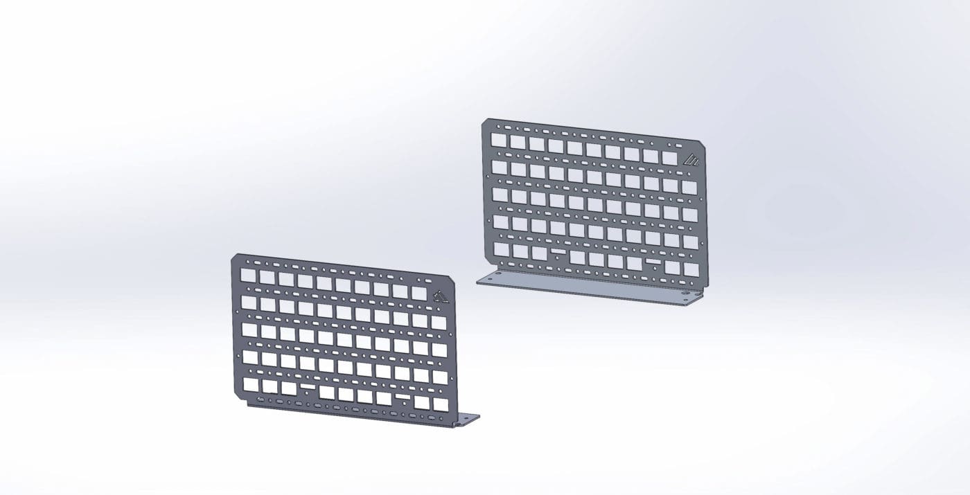 4 Door Bronco Side MOLLE Panels - Upper - American Adventure Lab