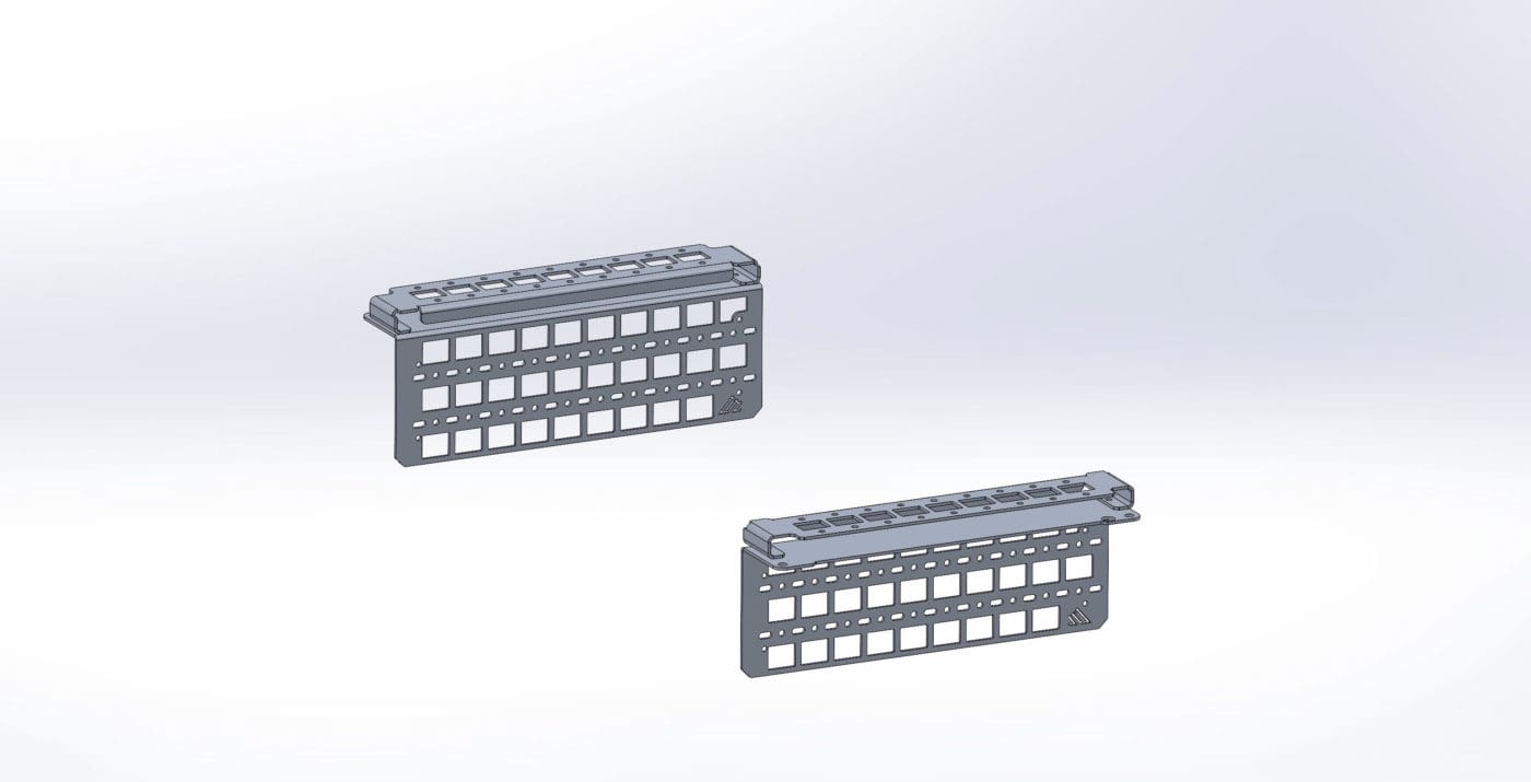 Bronco 4-Door Side MOLLE Panels - Lower - American Adventure Lab