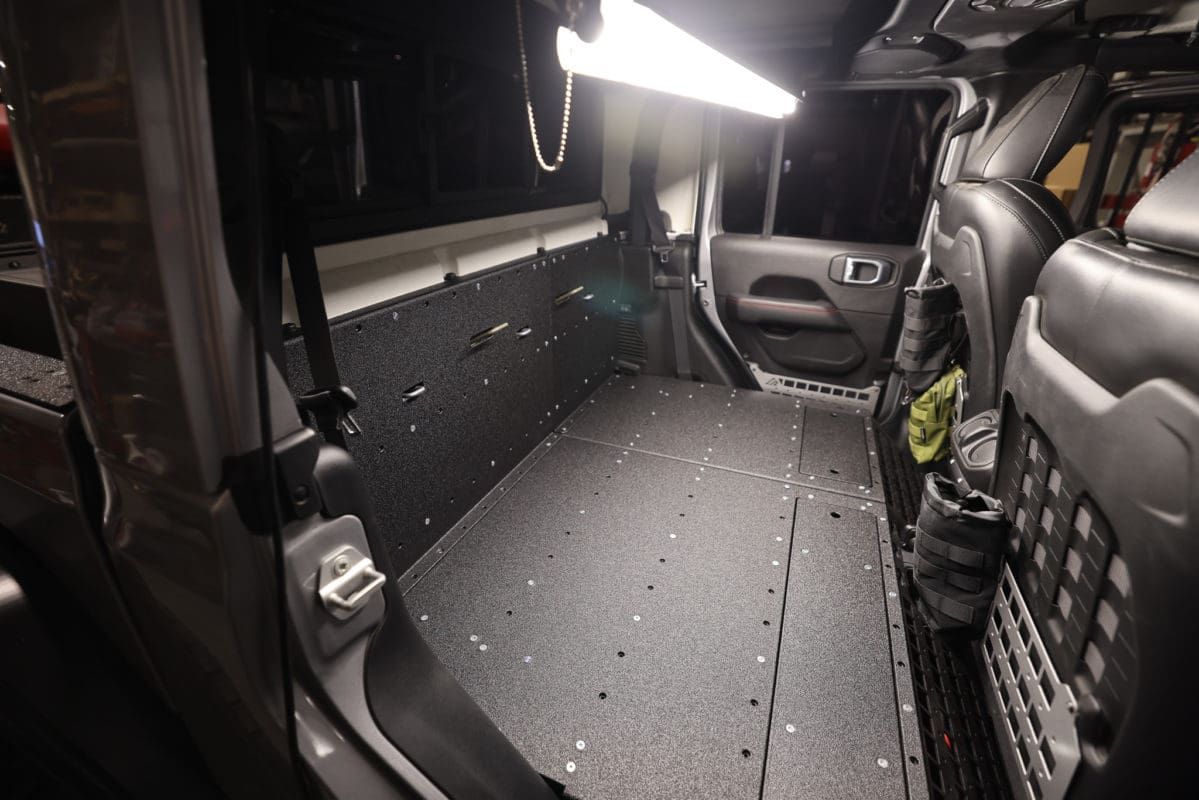 Jeep JT Gladiator Deluxe Rear Seat Delete Bundle - American Adventure Lab