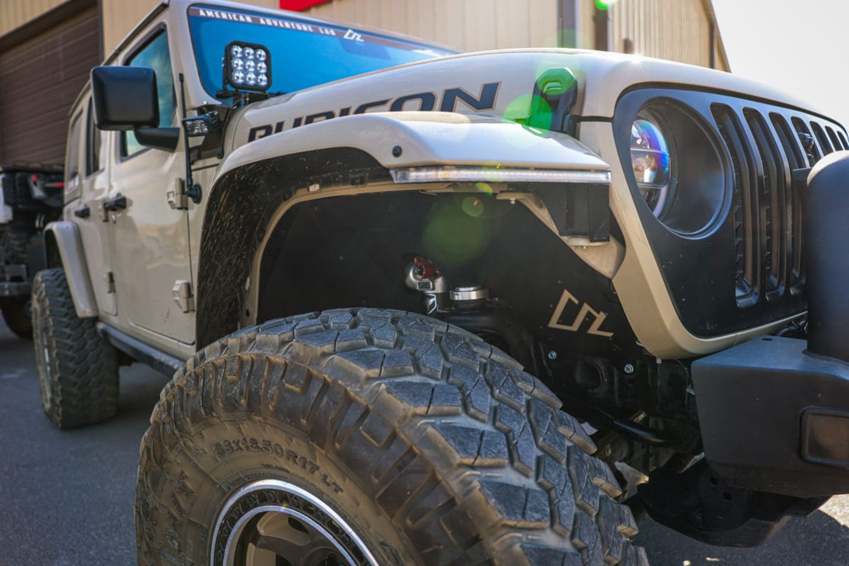 Jeep JL Inner Fender and High-Line Light Bundle - American Adventure Lab