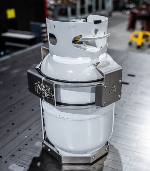 Lightweight Propane Tank Mounts - American Adventure Lab