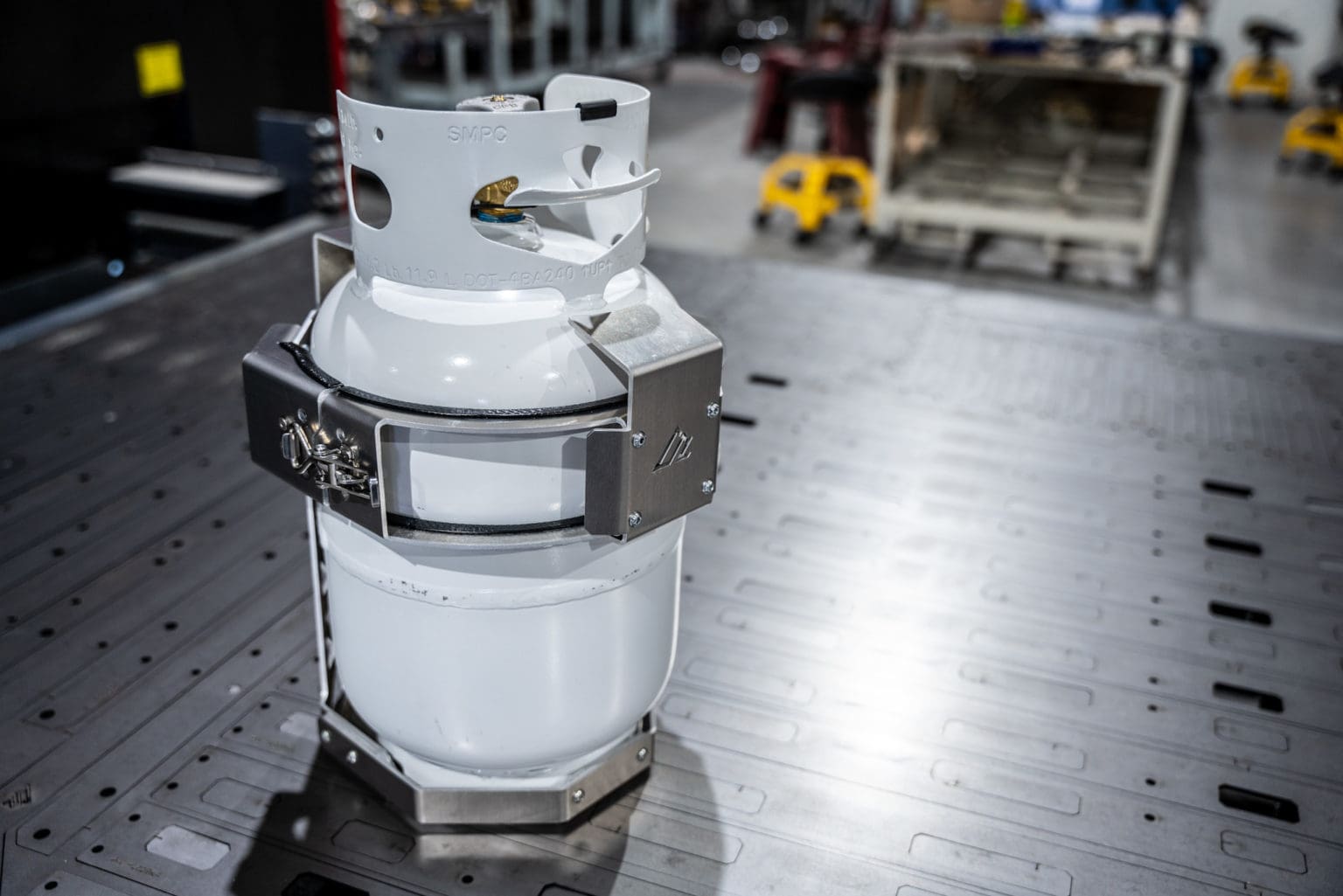 Lightweight 10LB Propane Tank Mount - American Adventure Lab