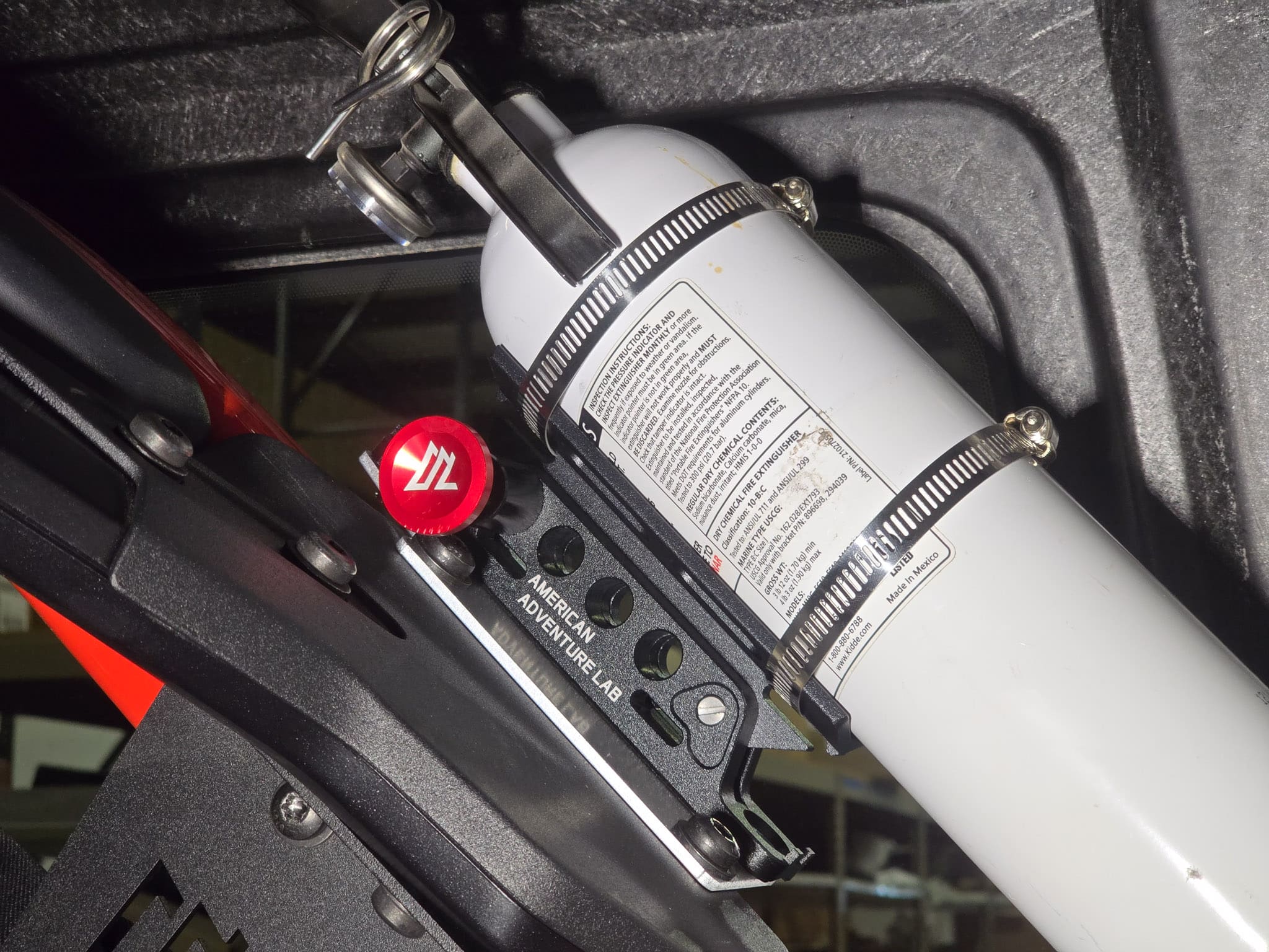 Ford Bronco Raptor Rear Roll Bar Fire Extinguisher Mount – American ...