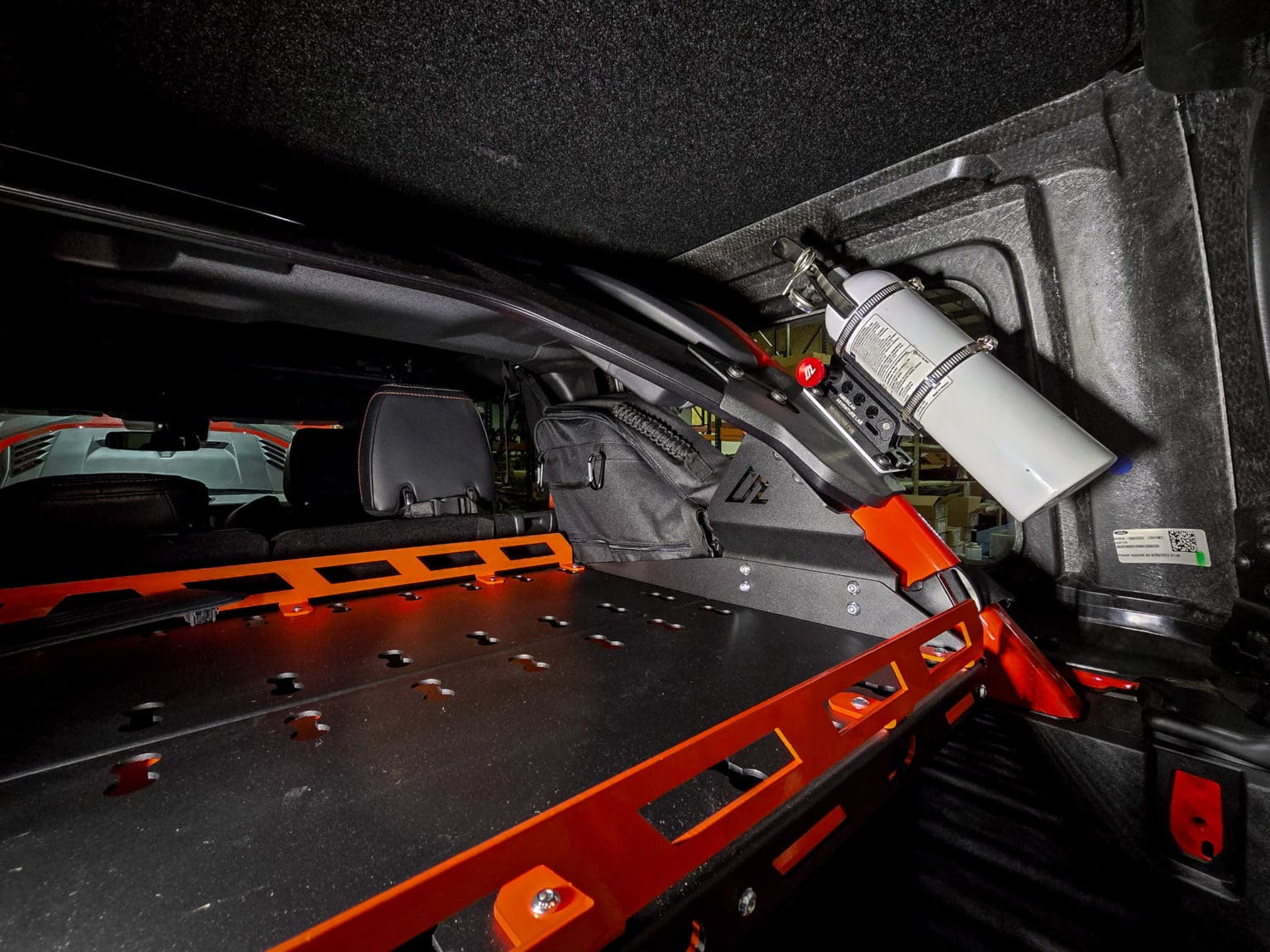 Ford Bronco Raptor Rear Roll Bar Fire Extinguisher Mount - American ...