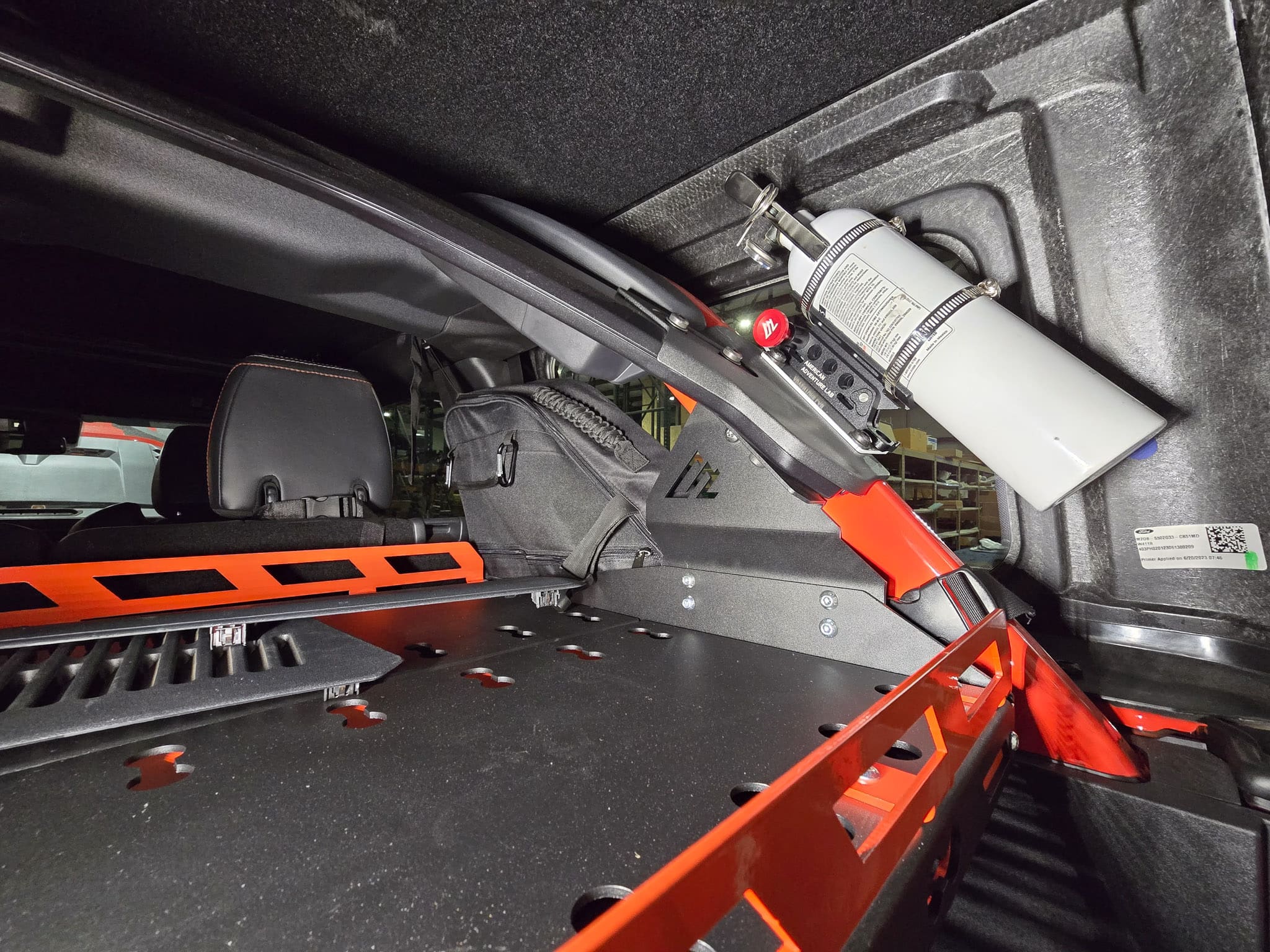 Ford Bronco Raptor Rear Roll Bar Fire Extinguisher Mount - American ...