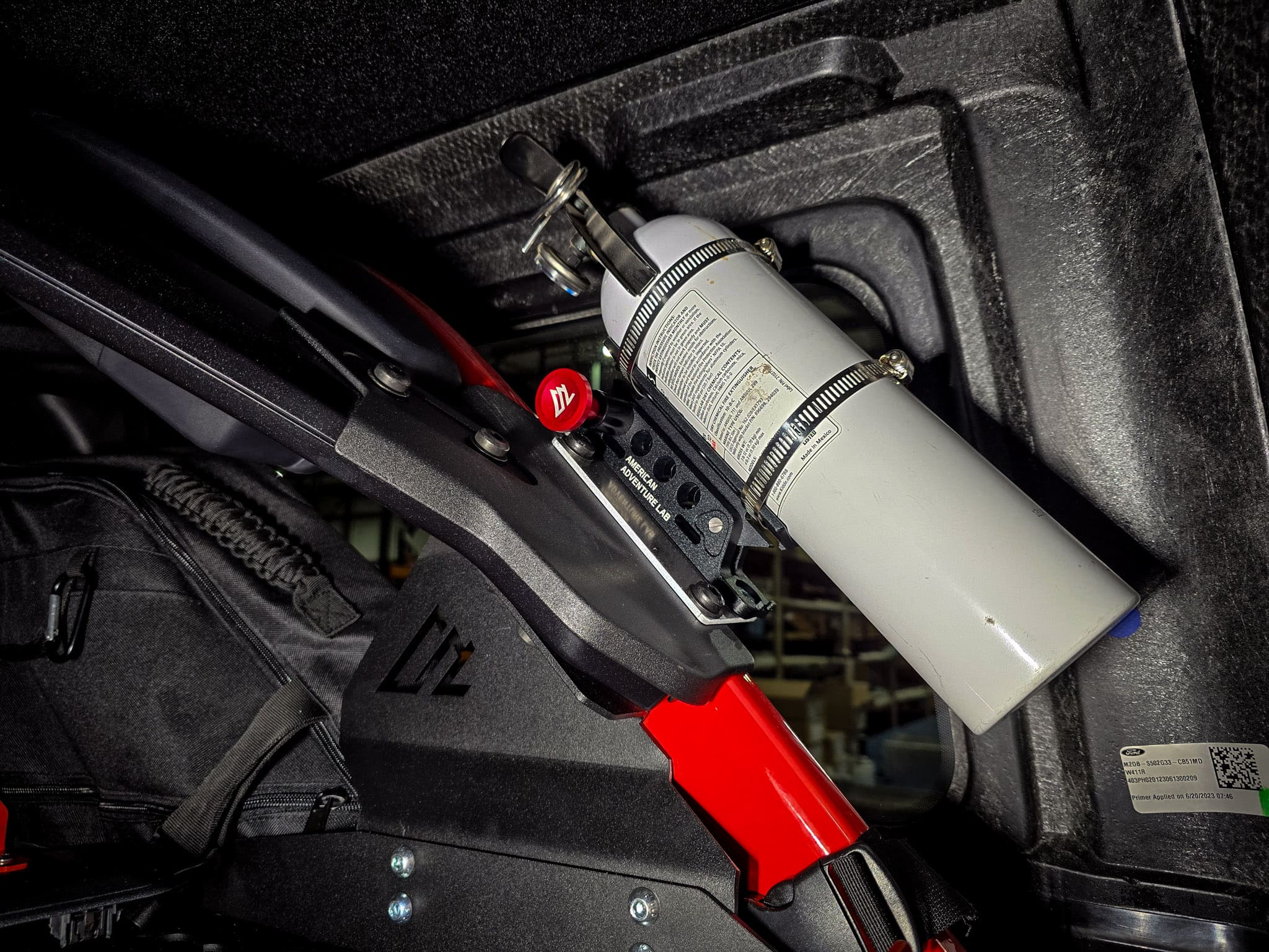 Ford Bronco Raptor Rear Roll Bar Fire Extinguisher Mount – American ...