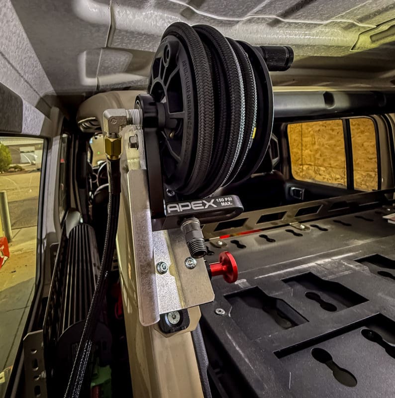 Jeep JLU Apex Compact Reel System (CRS) Rear Roll Cage Quick-Release ...