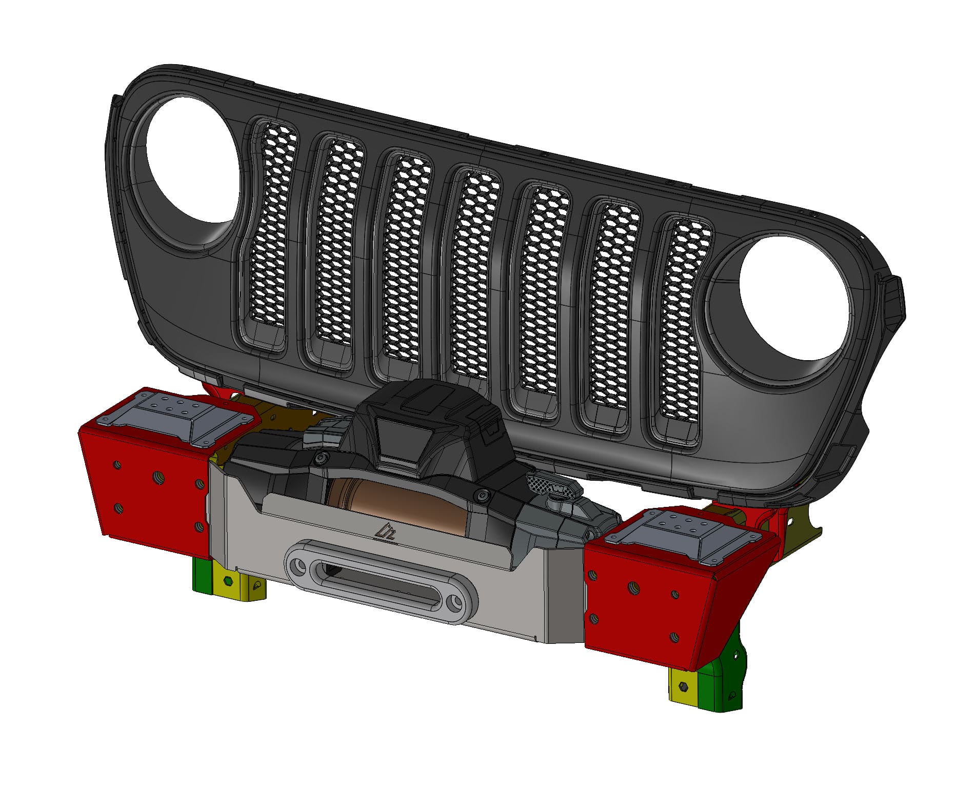 Jeep Wrangler JL/JT Modular Front Bumper Package - American Adventure Lab