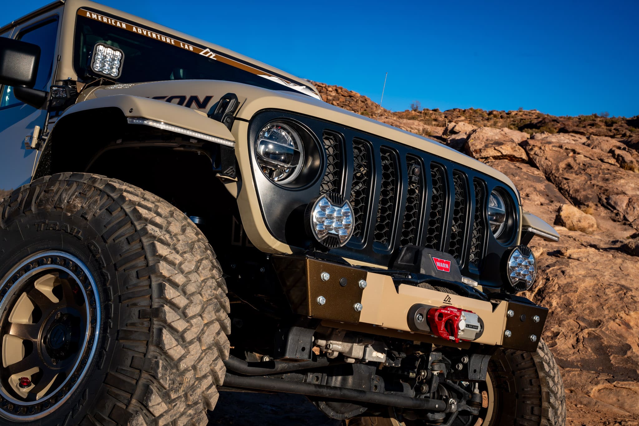 Jeep Wrangler JL/JT Modular Front Bumper Package - American Adventure Lab
