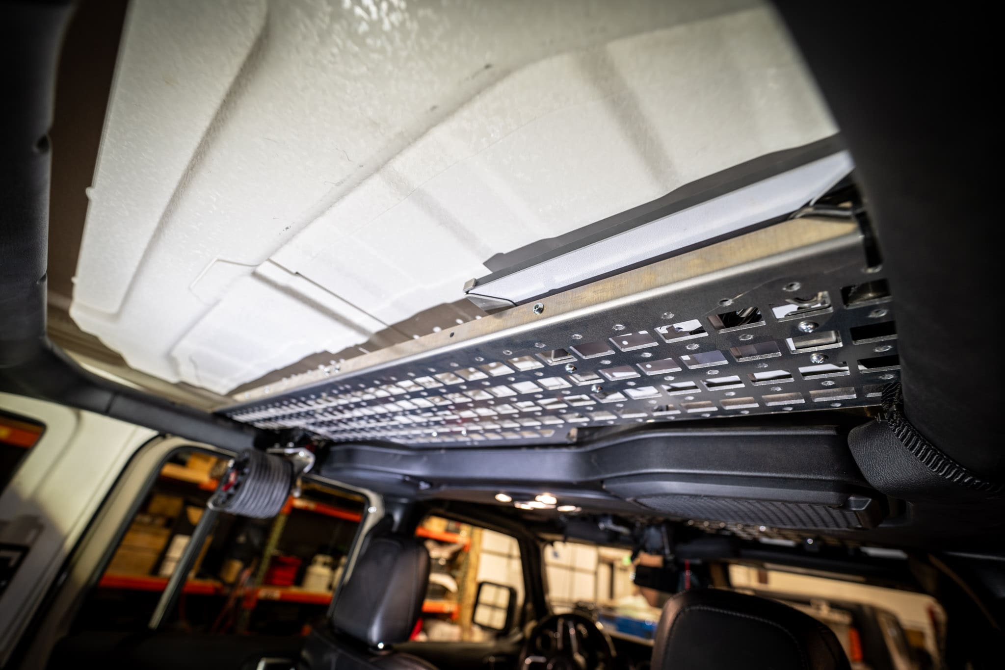 Jeep Wrangler JLU and Jeep Gladiator JT Rear Overhead MOLLE Shelf ...