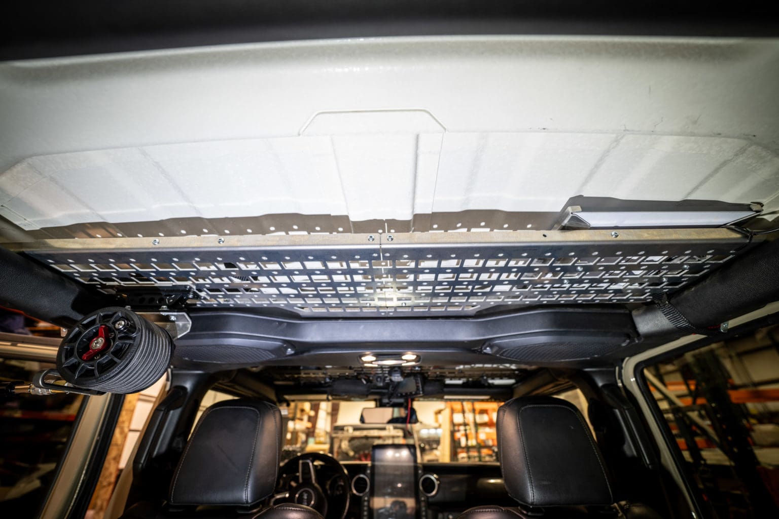 Jeep Wrangler JLU and Jeep Gladiator JT Rear Overhead MOLLE Shelf ...